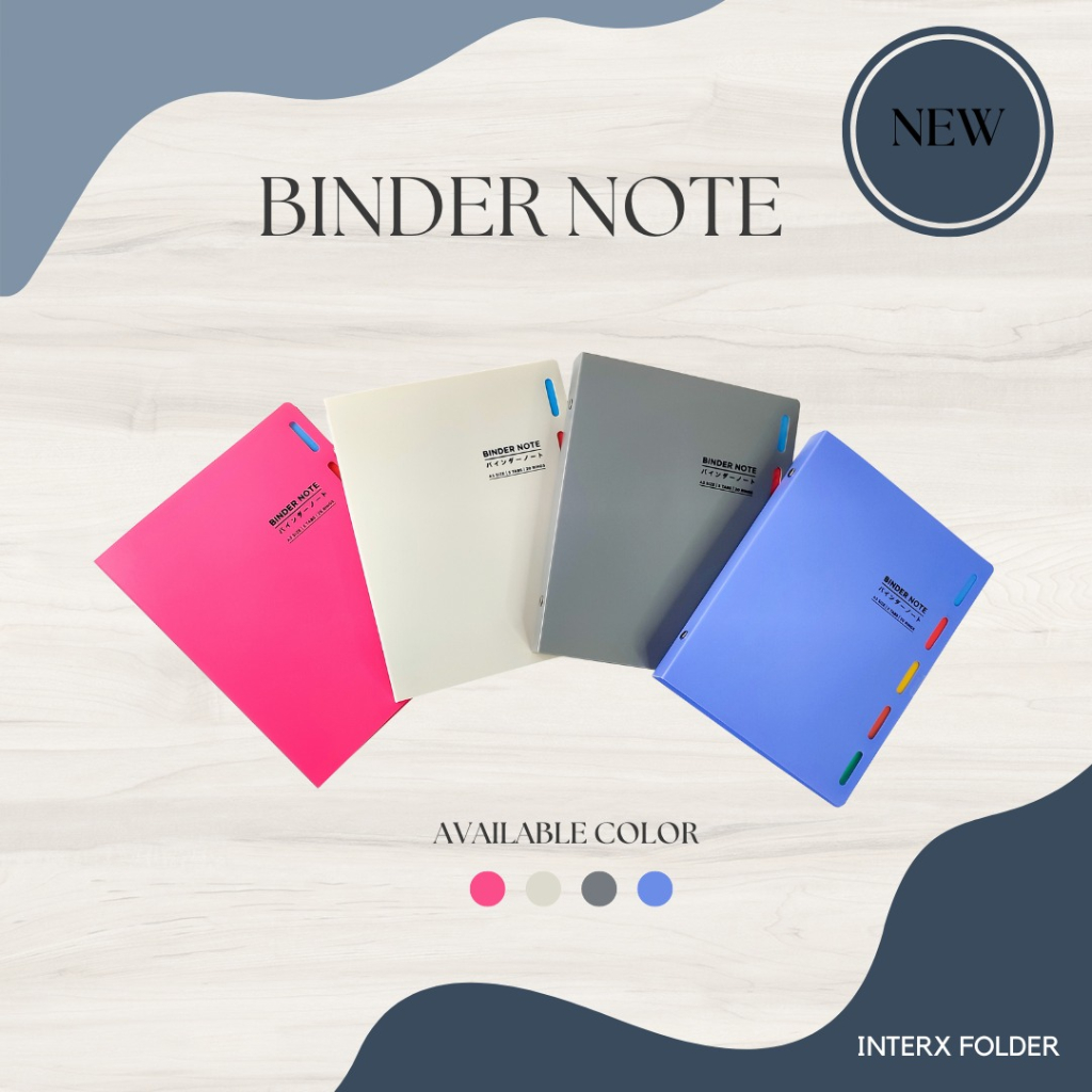 Jual Map Binder Note A5 InterX Pastel | Shopee Indonesia