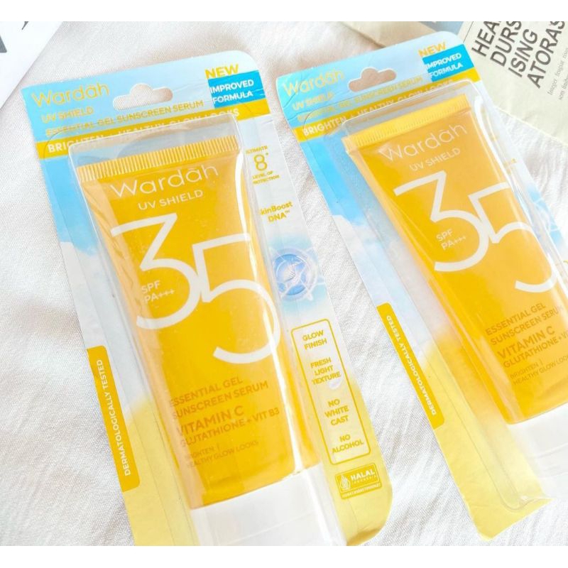 Jual Wardah Sunscreen SPF35PA+++ Uv Shield Essential Sunscreen Gel ...