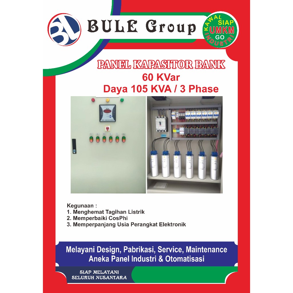 Jual Kapasitor Bank 105 KVA - 60 KVAR - 6 Step | Shopee Indonesia