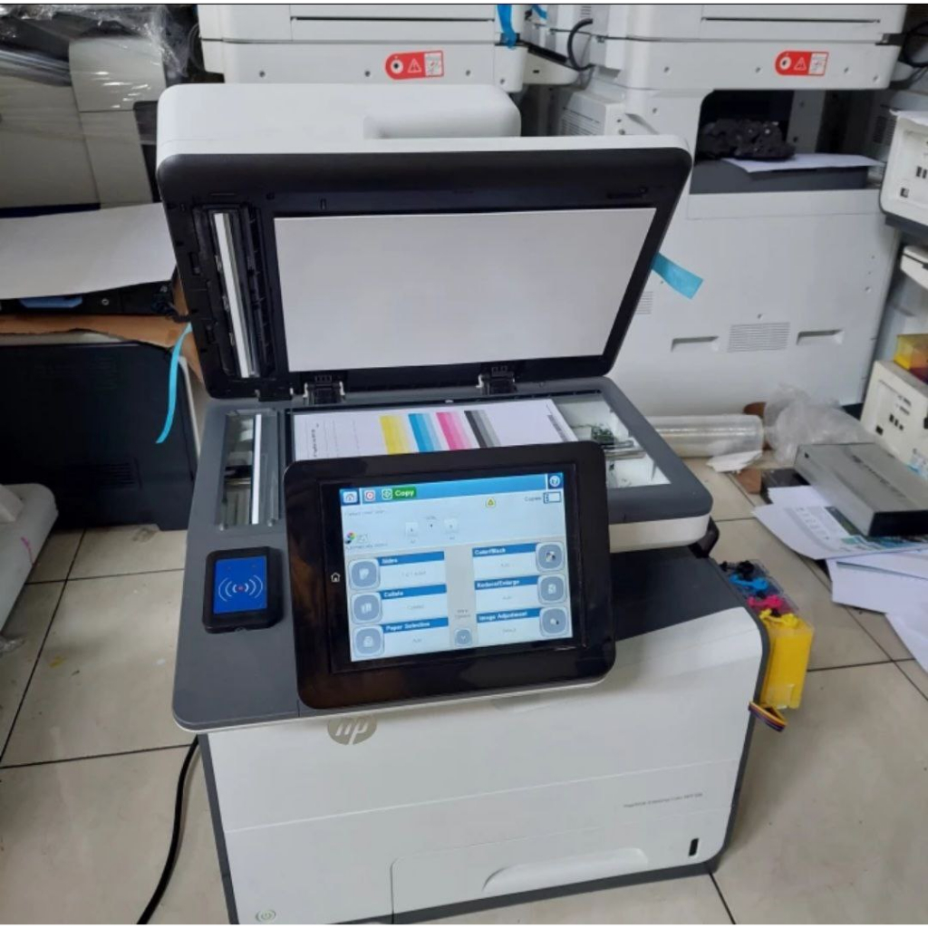 Jual [PROMO]Printer Hp Pagewide Enterprise MFP 586 & 58650 Modif Infus ...