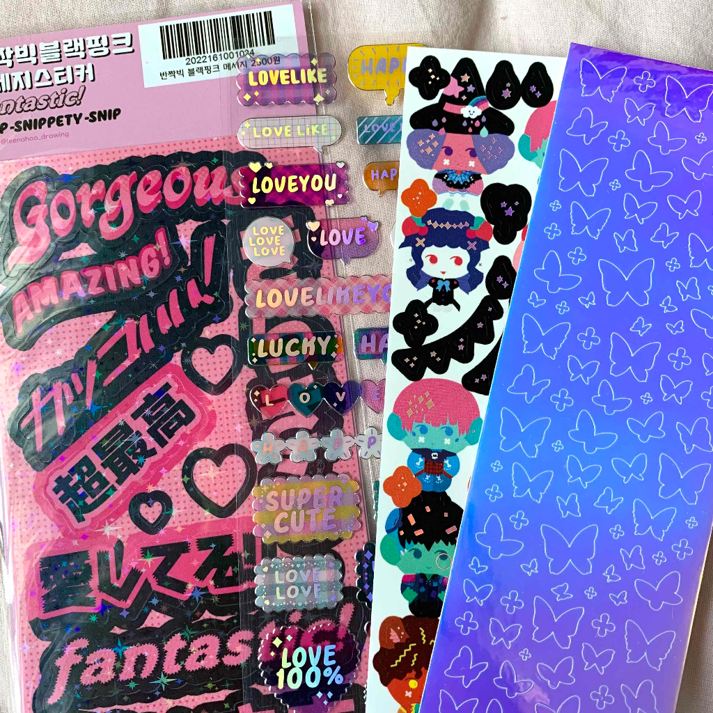 Jual Lee na hoo drawing (snip snippety snip) sticker korea polco ...