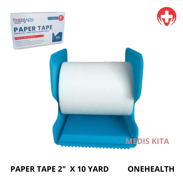 Jual Onehealth Plester Luka Paper Tape 2 inch Surgical Tape | Shopee ...