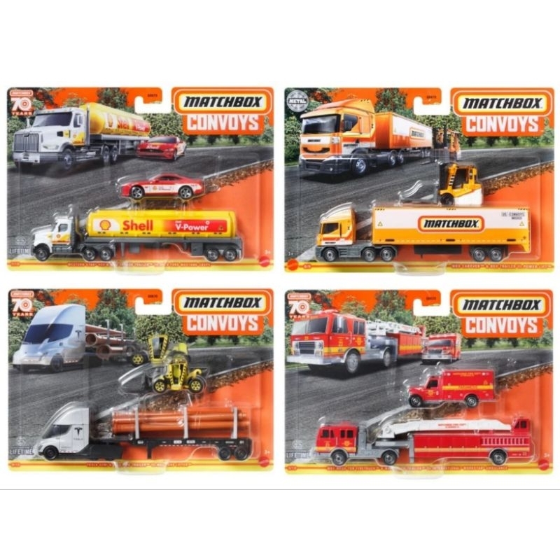 Jual Matchbox Convoy Original Mattel Miniatur Diecast Truk Kontainer ...