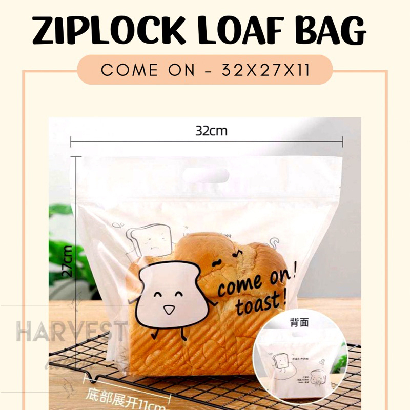 Jual Plastik Packaging Pouch Kantong Roti Tawar Brioche Toastbag Bakery ...