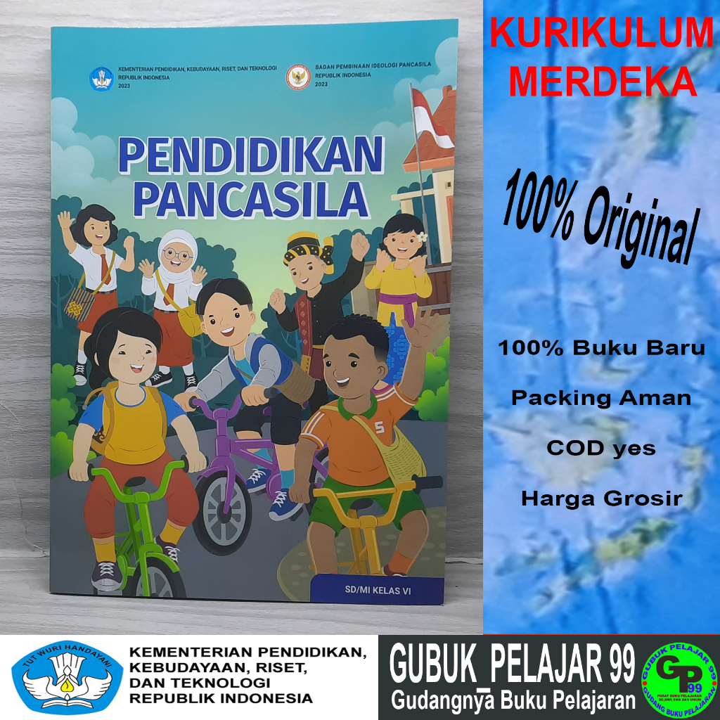 Jual Buku Paket Siswa PENDIDIKAN PANCASILA Untuk SD/MI Kelas 6 Kurikulum MERDEKA Kemdikbudristek ...