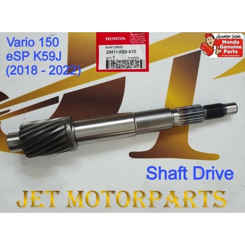 Jual 23411K59A70 Shaft Drive As Pully New Vario 150 K59J 2018-2022 Asli Atau Ori Honda AHM ...
