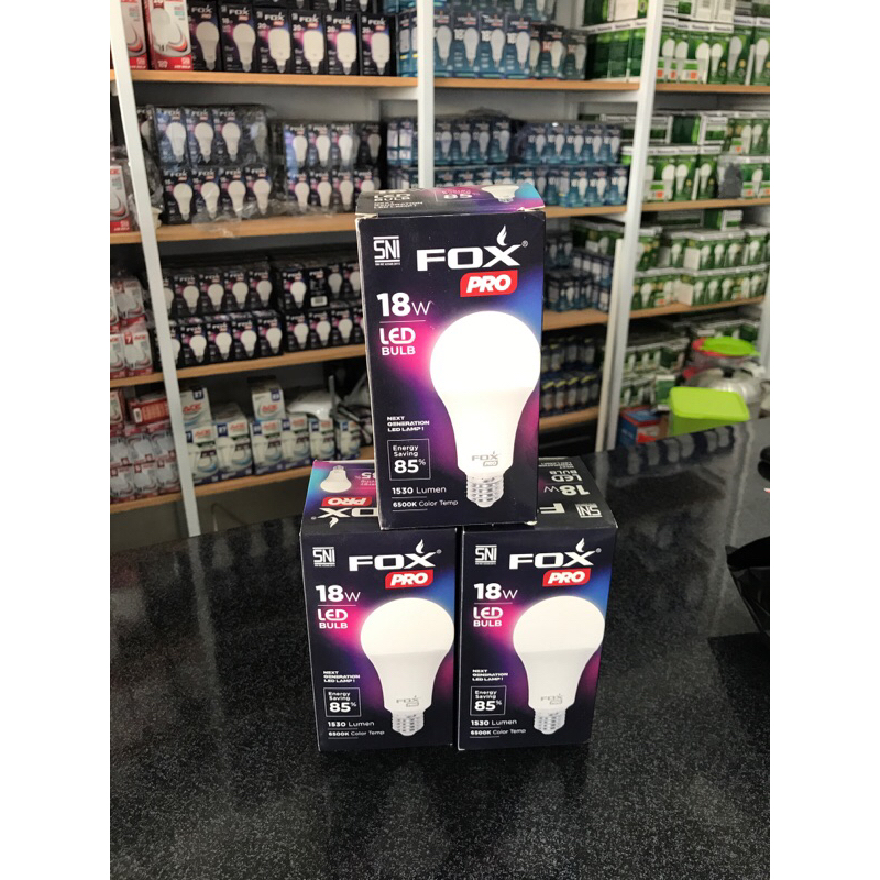 Jual Lampu LED Fox Pro 18Watt Cahaya Putih | Shopee Indonesia