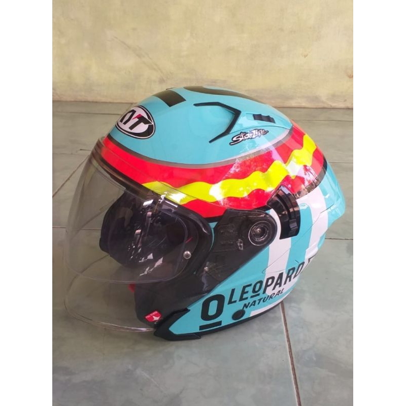 Jual helm kyt nfj leopard dallaporta limited edition | Shopee Indonesia