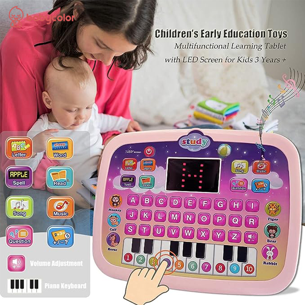 Jual BABYCOLOR Laptop Mainan Anak Edukasi Learning Machine Notebook ...