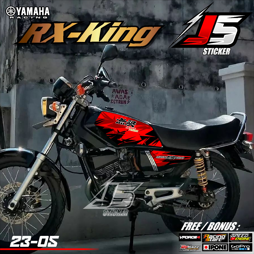 Jual (COD) TERBARU Sticker Striping Rx King - Stiker Skotlet Variasi ...