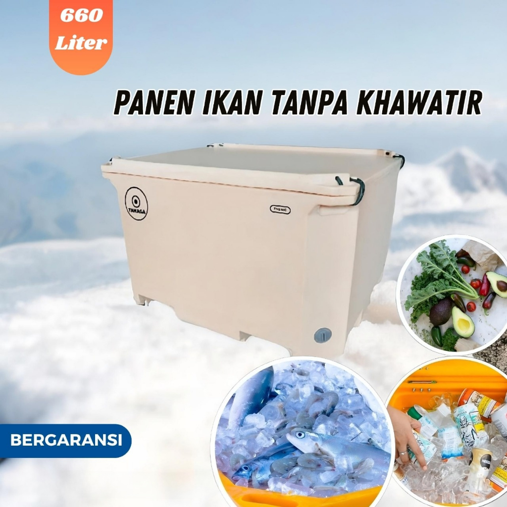 Jual Cooler Box Tanaga 660 Liter Termos Es Kotak Tempat Es Batu Daging ...