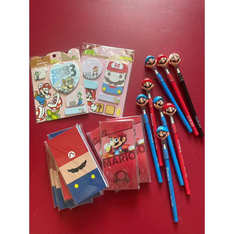 Jual Mario Note Book, Mario Pensil, Mario Sticky Notes | Shopee Indonesia