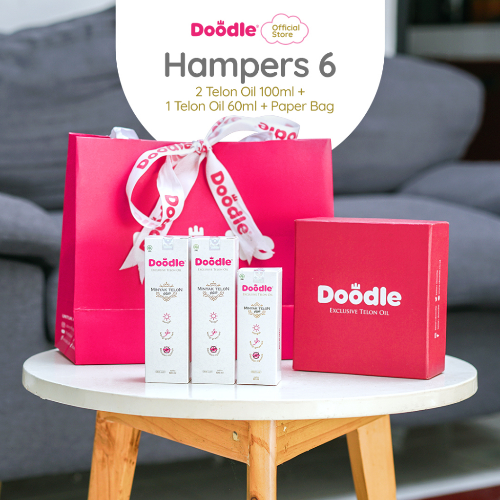 Jual Doodle Hampers Gift set Newborn Bundle 2 Pcs (100ml) 1 Pcs (60ml ...