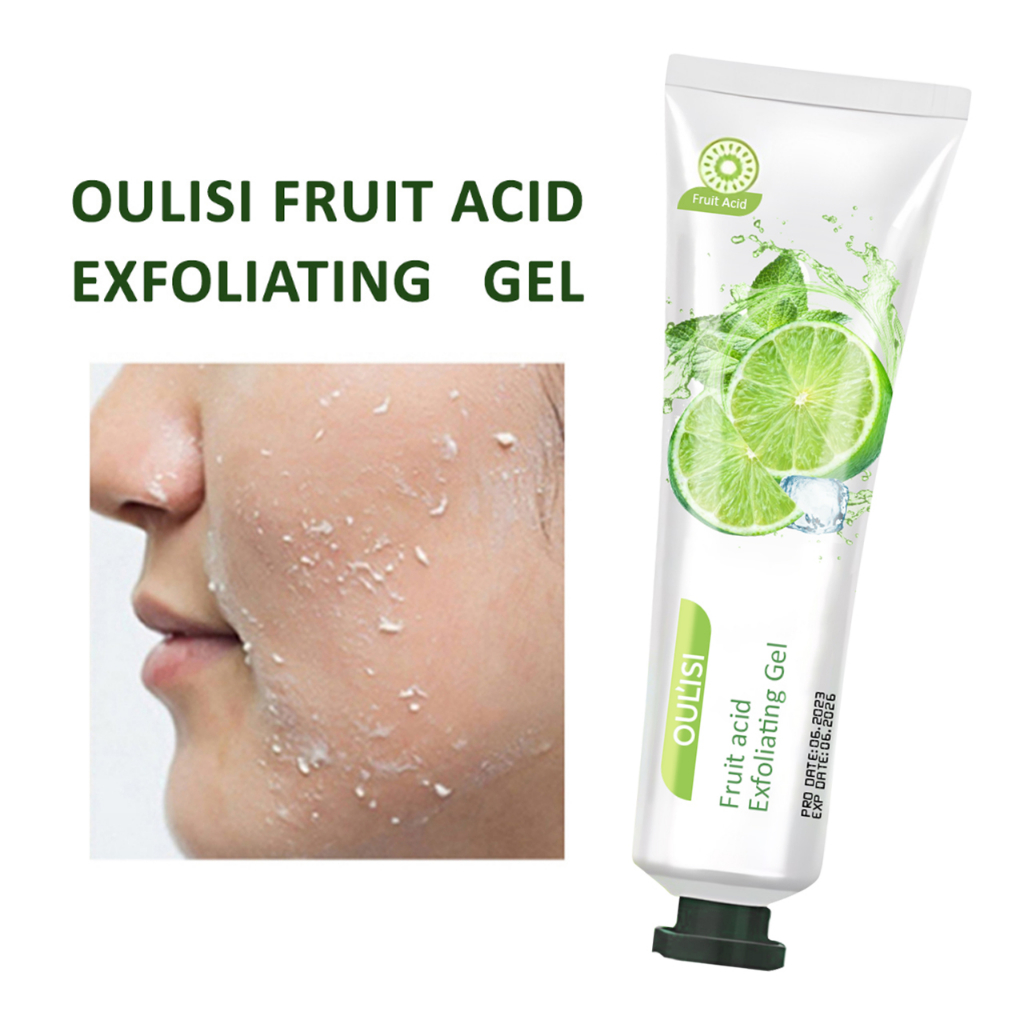 Jual Gel Exfoliating Wajah OULISI Muka Glowing Perontok Daki dan Kulit ...