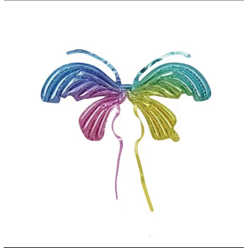 Jual Balon sayap warna warni/chrome/colourful/balon sayap malaikat/kupu ...