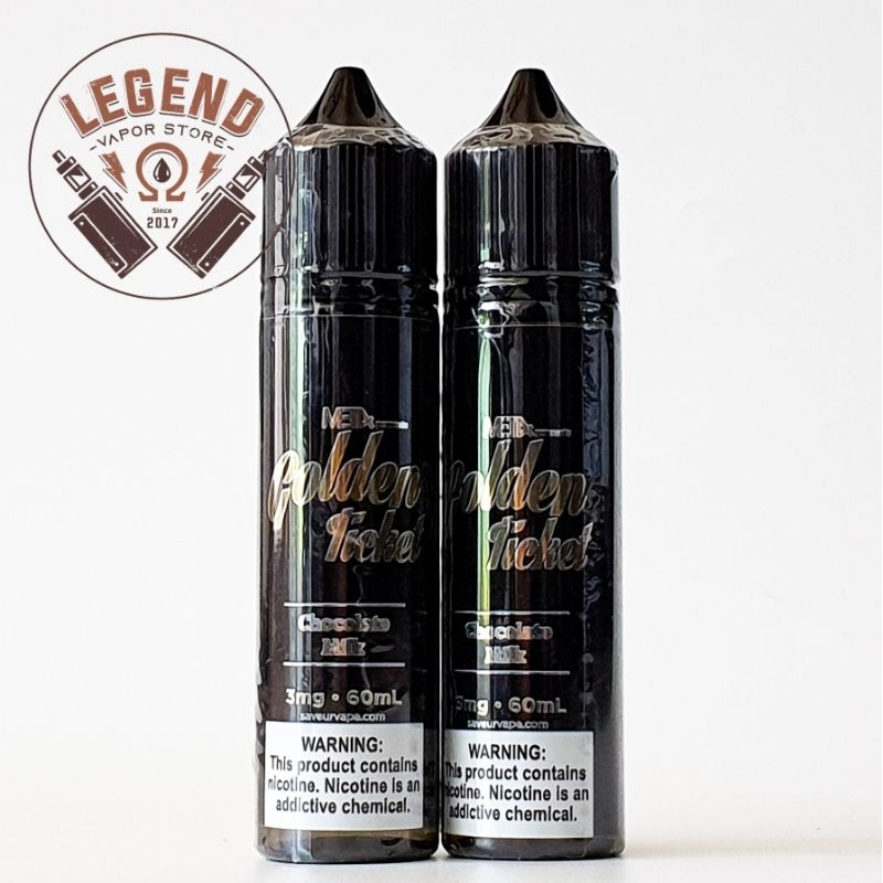 Jual FREEBASE - LIQUID GOLDEN TICKET Chocolate Milk 60ML 3MG 6MG ...