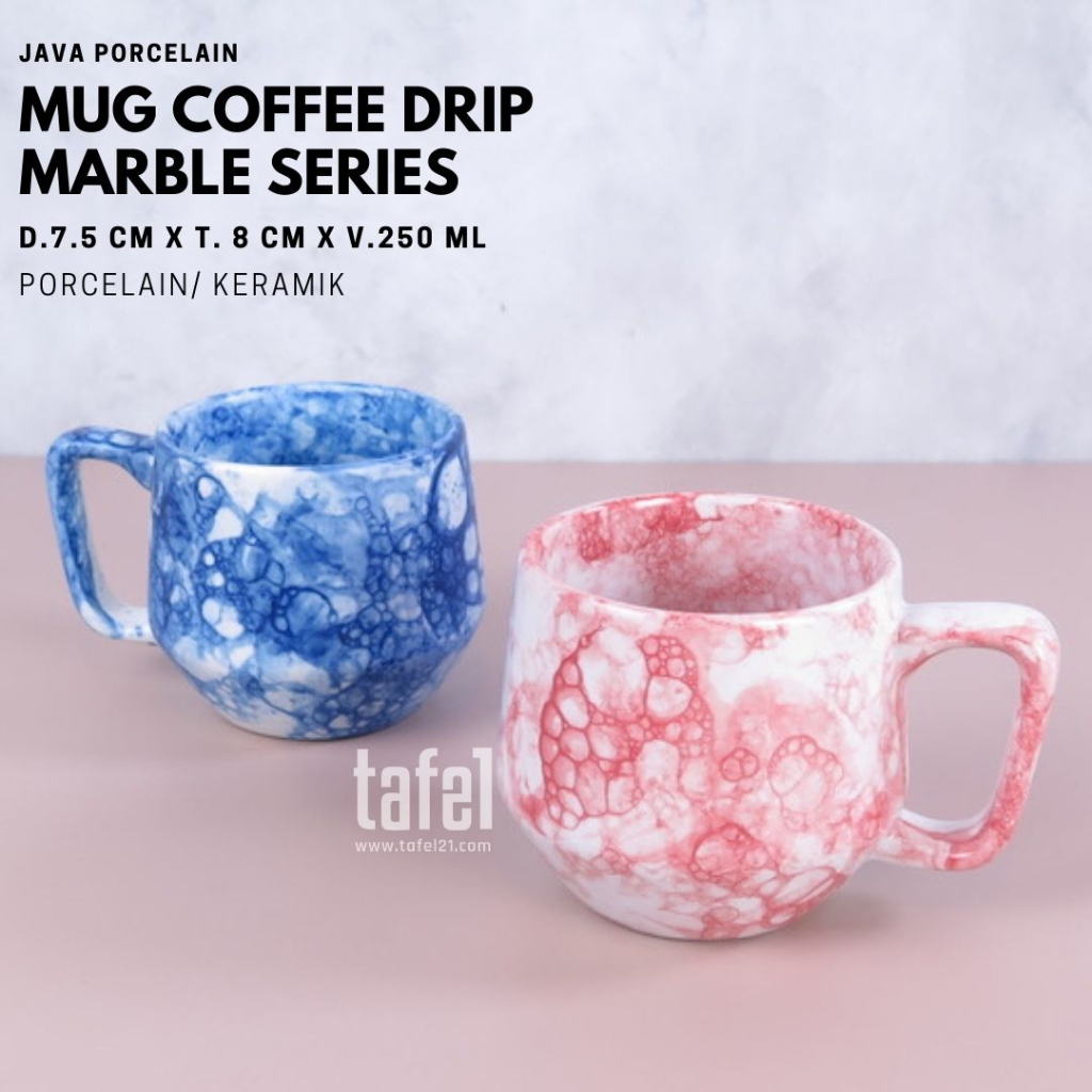 Jual JAVA Mug Coffee Drip Marble Series 250ml | Shopee Indonesia