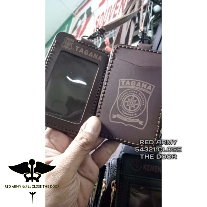 Jual ID Card Holder Tali Lanyard Name Tag Logo TAGANA | Shopee Indonesia