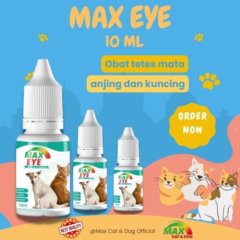 Jual MAX EYE Obat Tetes Mata Kucing Anjing Sapi Kuda Kambing Obat Mata ...