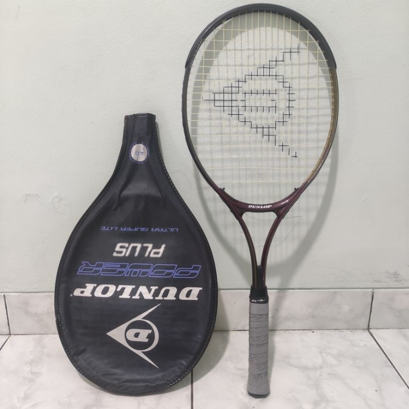 Jual Raket Tenis Bekas DUNLOP Power Plus 110" Super Lite Aluminium ...