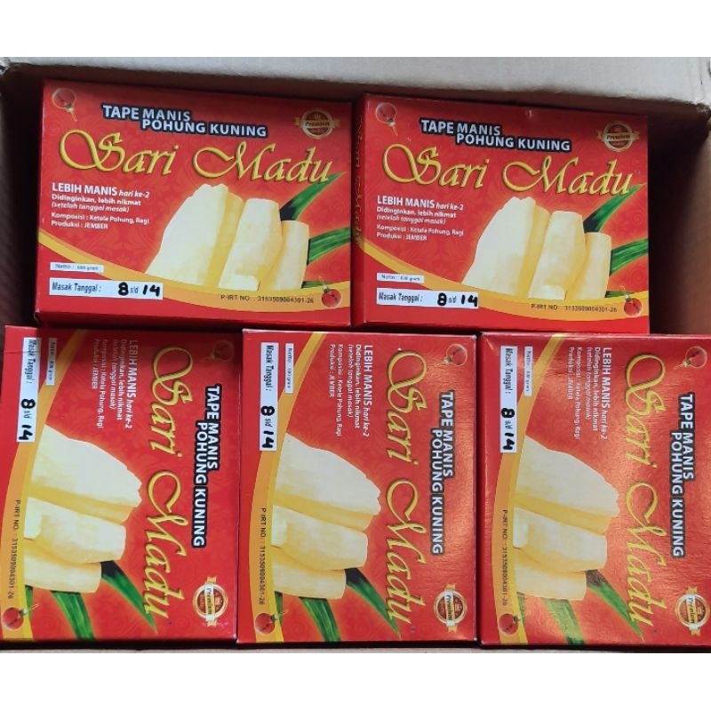 Jual TERMURAH Tape Sari Madu Jember Manis 600gr | Shopee Indonesia