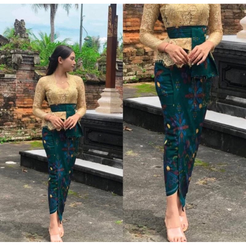 Jual Kamen Katun Print Endek Tretes Mas Set Selendang (Bukan rok ...
