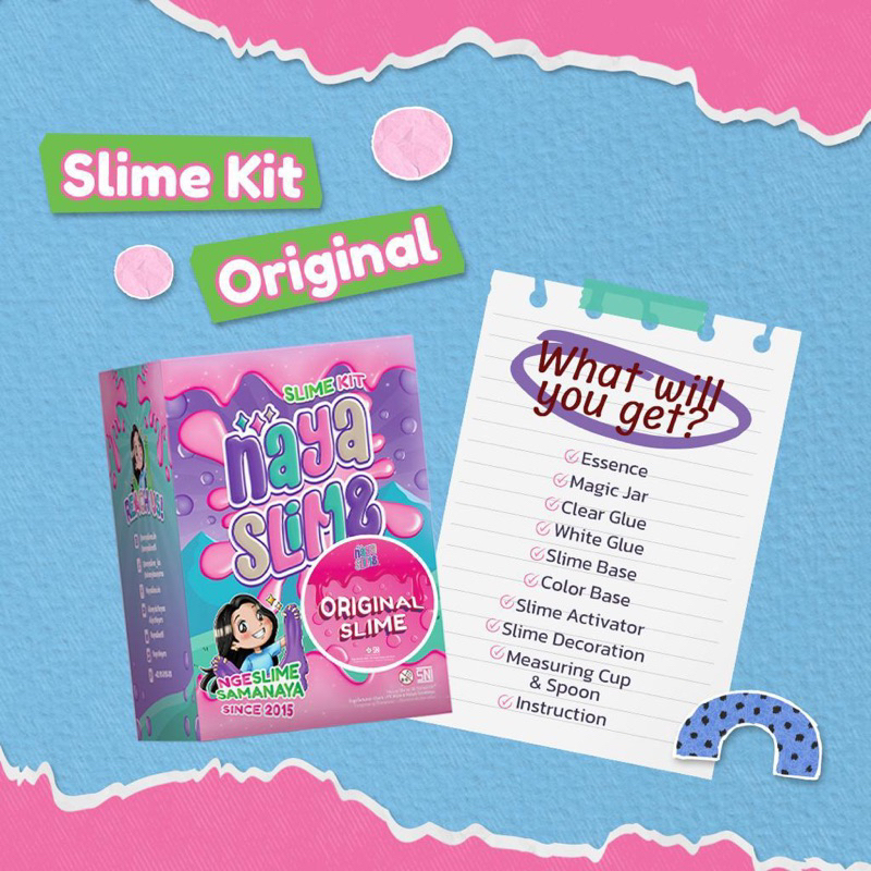 Jual Slime Kit Original by NayaSlime | Best Seller New Package | Shopee ...