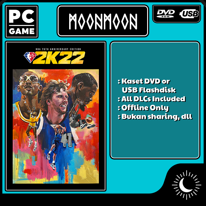 Jual NBA 2K22 NBA 75th Anniversary Edition (2021) Full DLCs Game PC ...