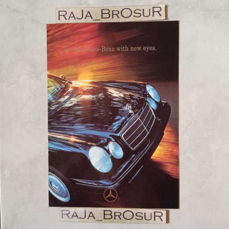 Jual Poster brosur katalog flyer jadul lawas Mercedes Benz E Class ...