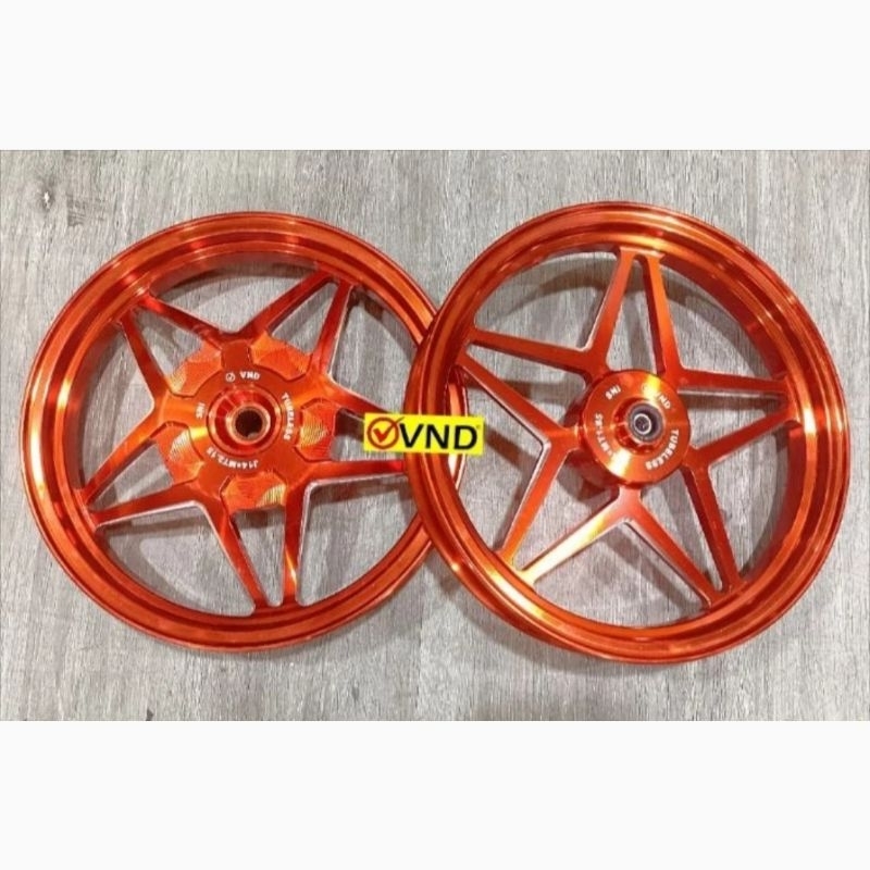 Jual Velg VND V SPEED Vario 110 125 150 160 Beat Scoopy Spacy Genio lebar 185/215-14 | Shopee ...