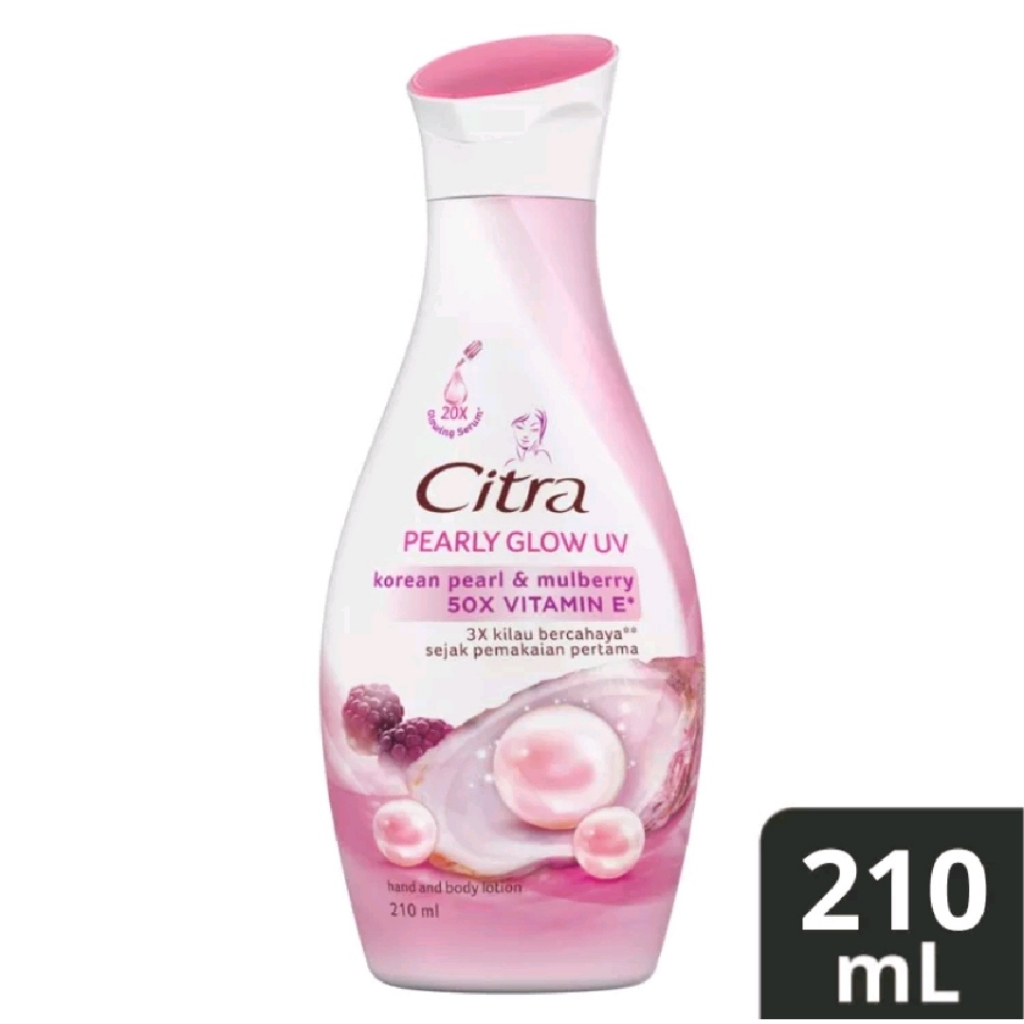 Jual CITRA Hand & Body Lotion Bengkoang Natural Glow UV | Night ...