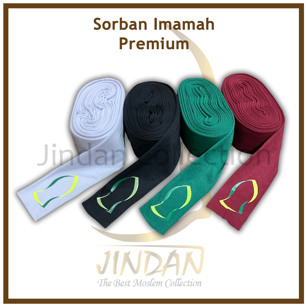 Jual Sorban Imamah Panjang 3 meter Peci Imamah / Imamah Permanen ...