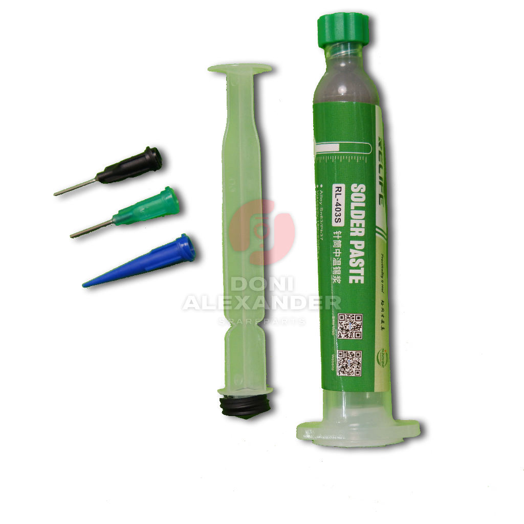 Jual SOLDERING PASTA TIMAH CAIR RELIFE RL-403S (10CC) 138C | Shopee ...