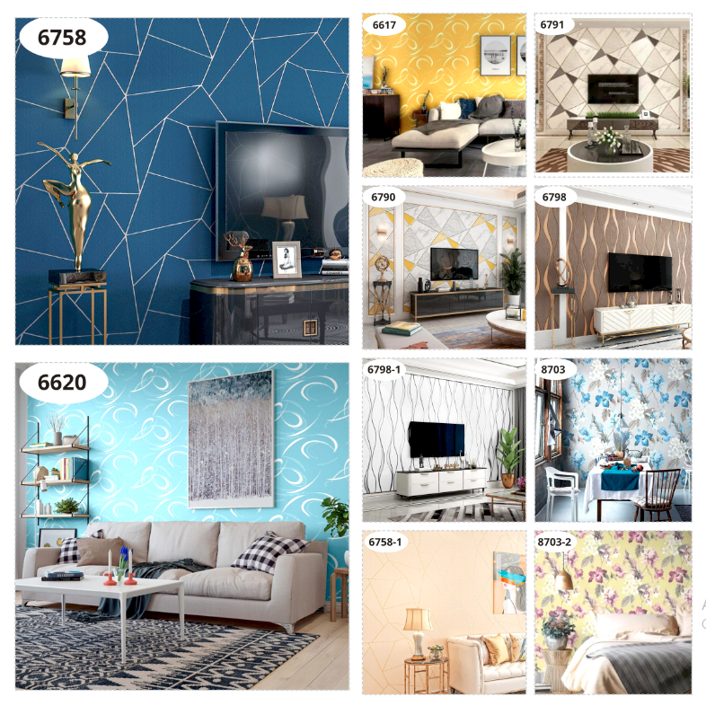 Jual Wallpaper Dinding Kamar Tidur Wallstiker Walpaper Tembok Stiker ...