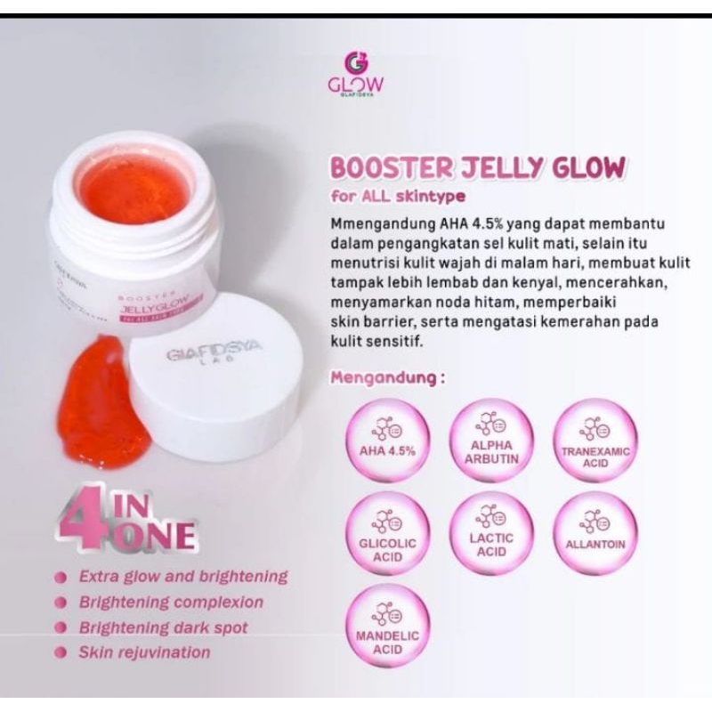 Jual JELLY BOOSTER WHITENING GLAFIDSYA BY dr REZA | Shopee Indonesia
