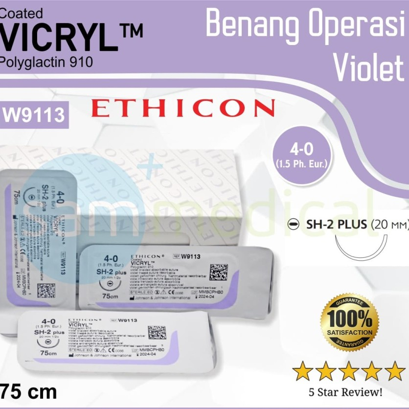 Jual Vicryl Benang Bedah PERPCS | Shopee Indonesia