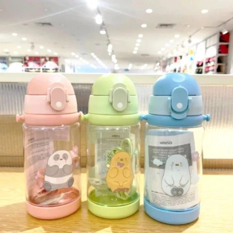 Jual MINISO BOTOL MINUM WE BARE BEARS 520ML | Shopee Indonesia