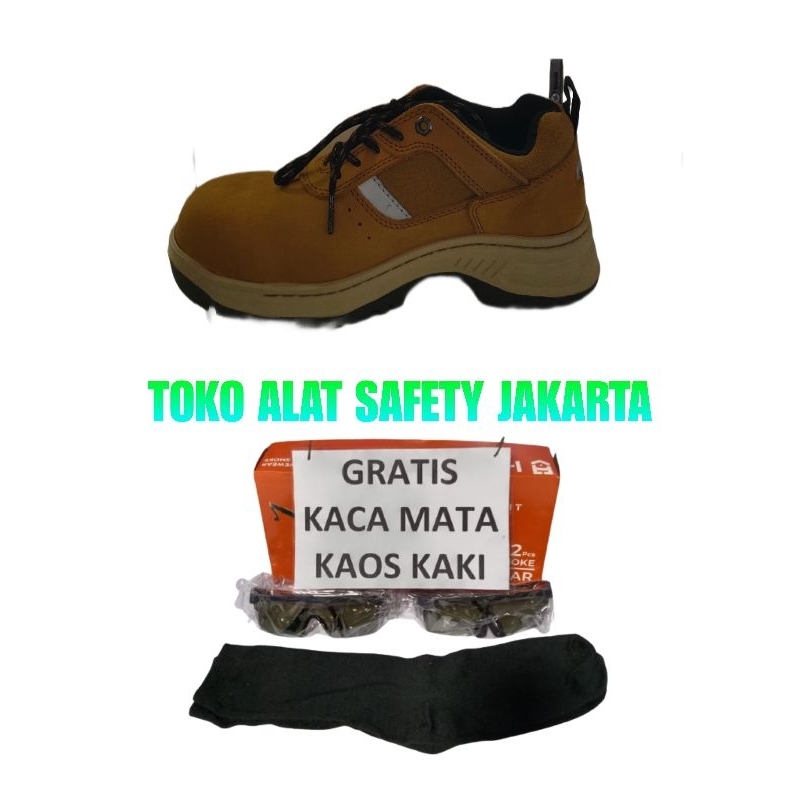 Jual Sepatu safety Track Fashion Coklat, Jual sepatu safety coklat ...