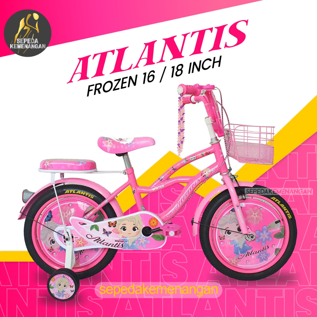 Jual SEPEDA ANAK MINI ATLANTIS FROZEN / LITTLE MERMAID / ATLANTIS MUSIK ...