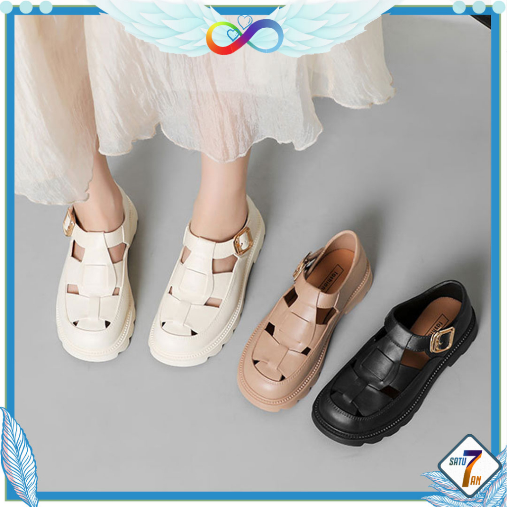 Jual Sepatu Sandal Gladiator Wanita Sepatu Flat Shoes Sepatu Cewek ...