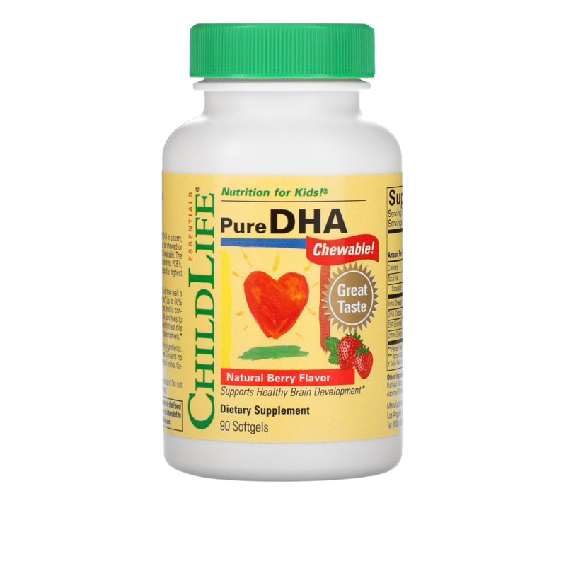 Jual Childlife Pure DHA Natural Berry 90 Softgel | Shopee Indonesia