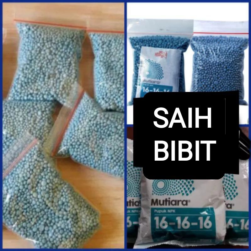 Jual PUPUK NPK MUTIARA BIRU KEMASAN MINI KOMPOSISI SEIMBANG 50 GRAM ...