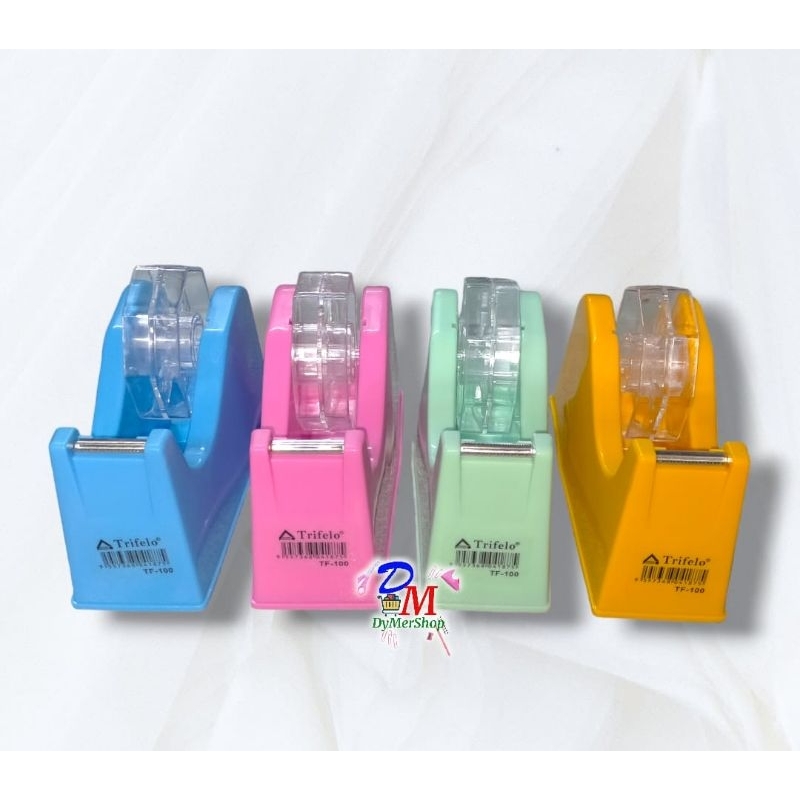 Jual Trifelo TF-100 Tape dispenser tempat selasiban/ lakban / solatip ...