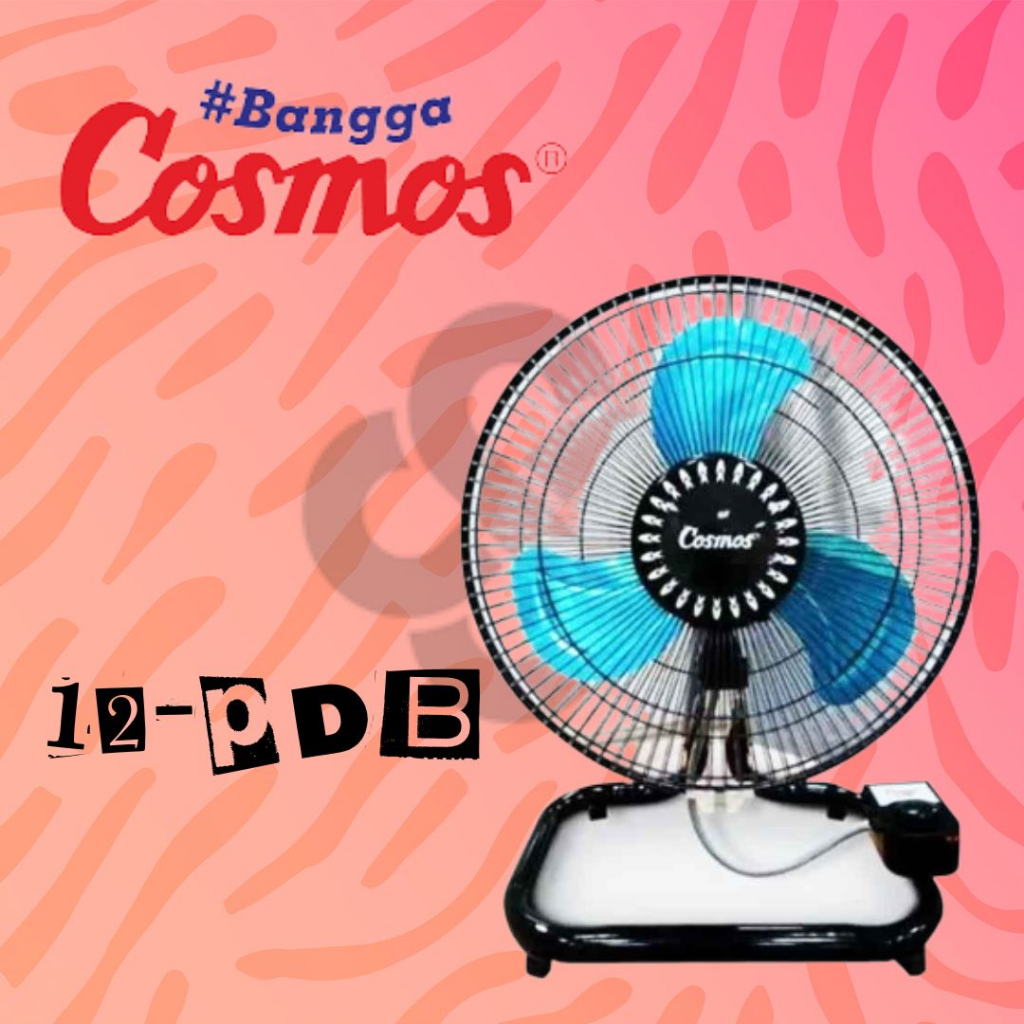 Jual Cosmos 12PDB Desk Fan Industrial 12 inch 2in1 Baling Alumunium ...