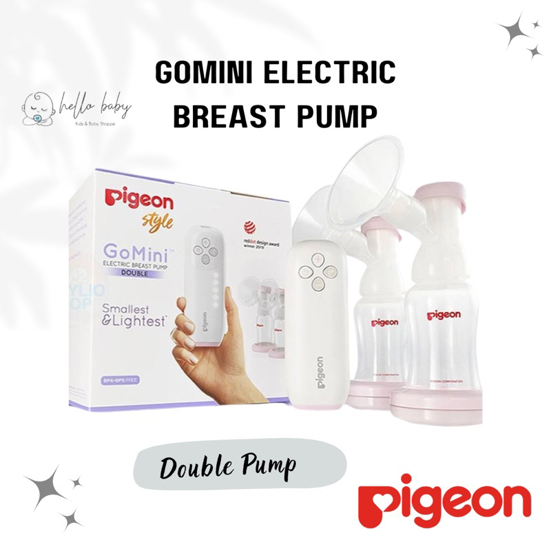 Jual Pigeon Breast Go Mini Double Pump - Electric Breast Pump / Pompa ...
