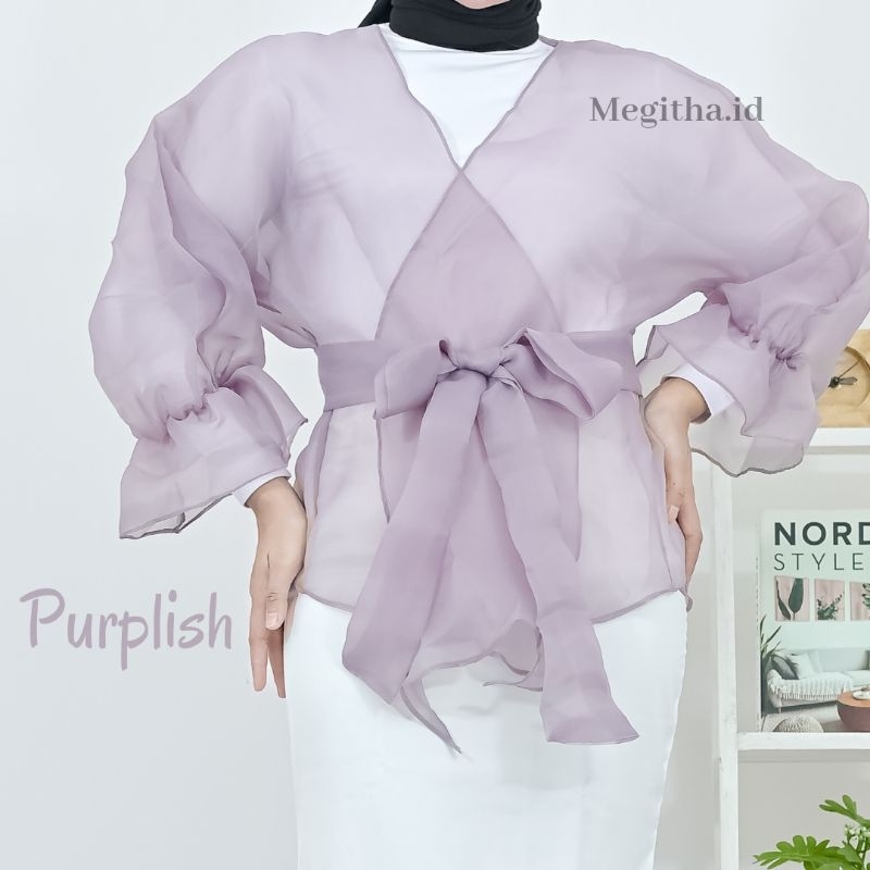 Jual outer organza | outer organza wrap | rompi organza | Shopee Indonesia