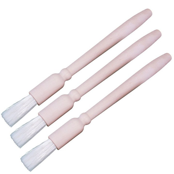 Jual (1 pcs) Kuas Kue HIPPO Brush Kuas Makanan Gagang Kayu | Shopee ...