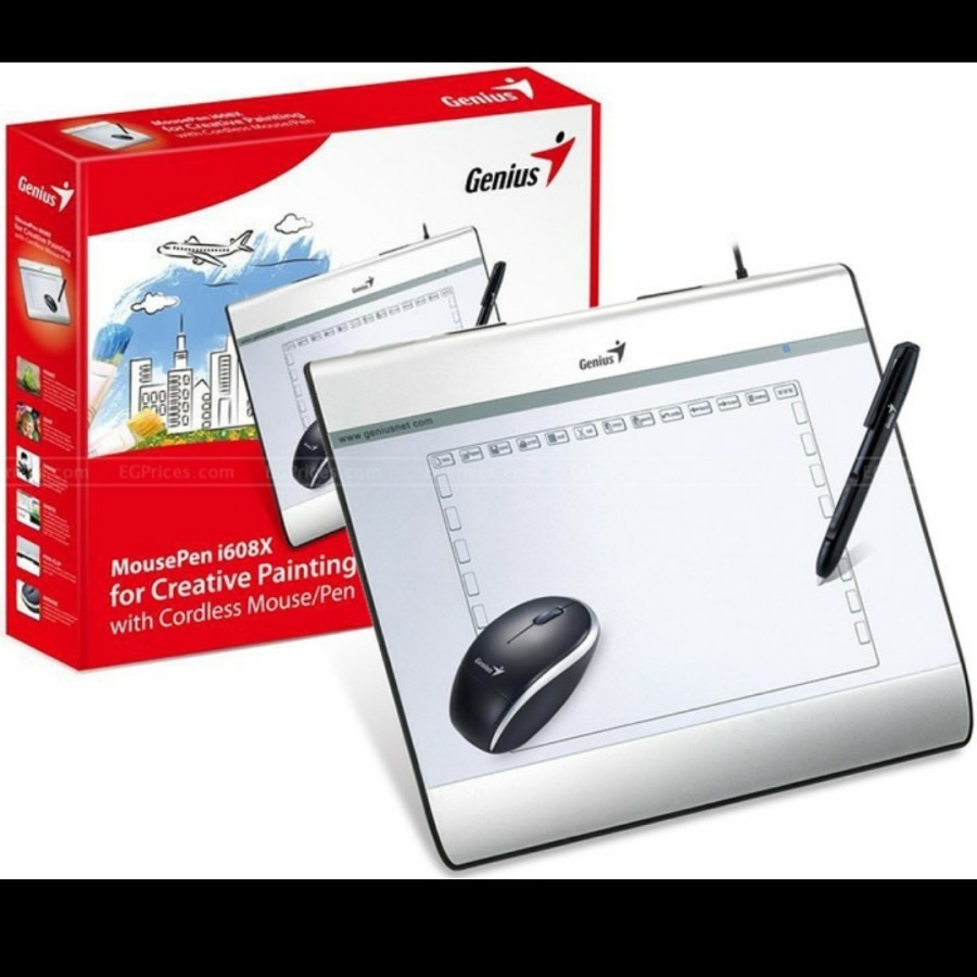 Jual Genius Easypen i608 6 x 8 inch Stylus Graphic Tablet/Drawing Pen ...