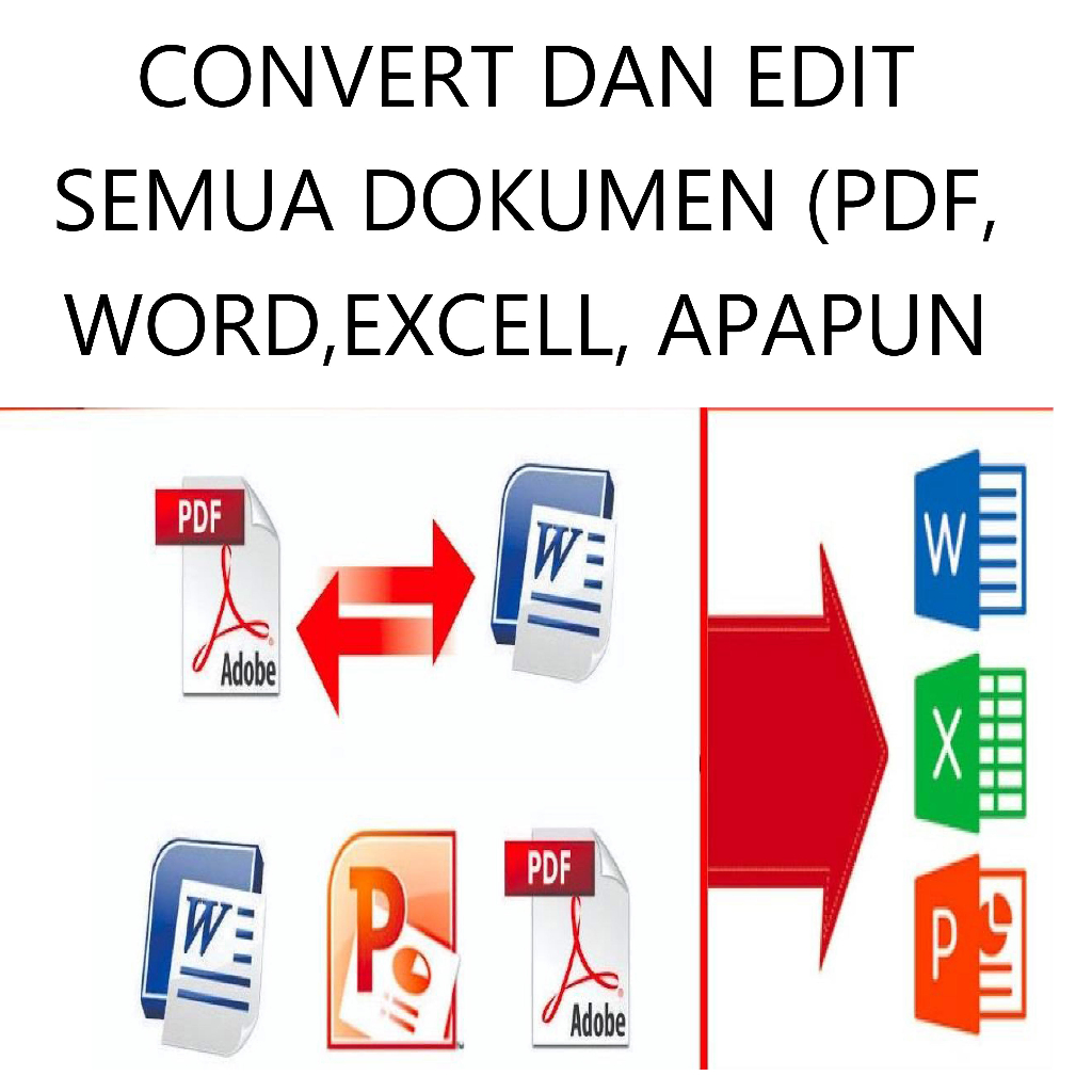 Jual EDIT/CONVERT SEMUA JENIS FILE (PDF, DOC.EXCEL, APAPUN ITU) | Shopee Indonesia