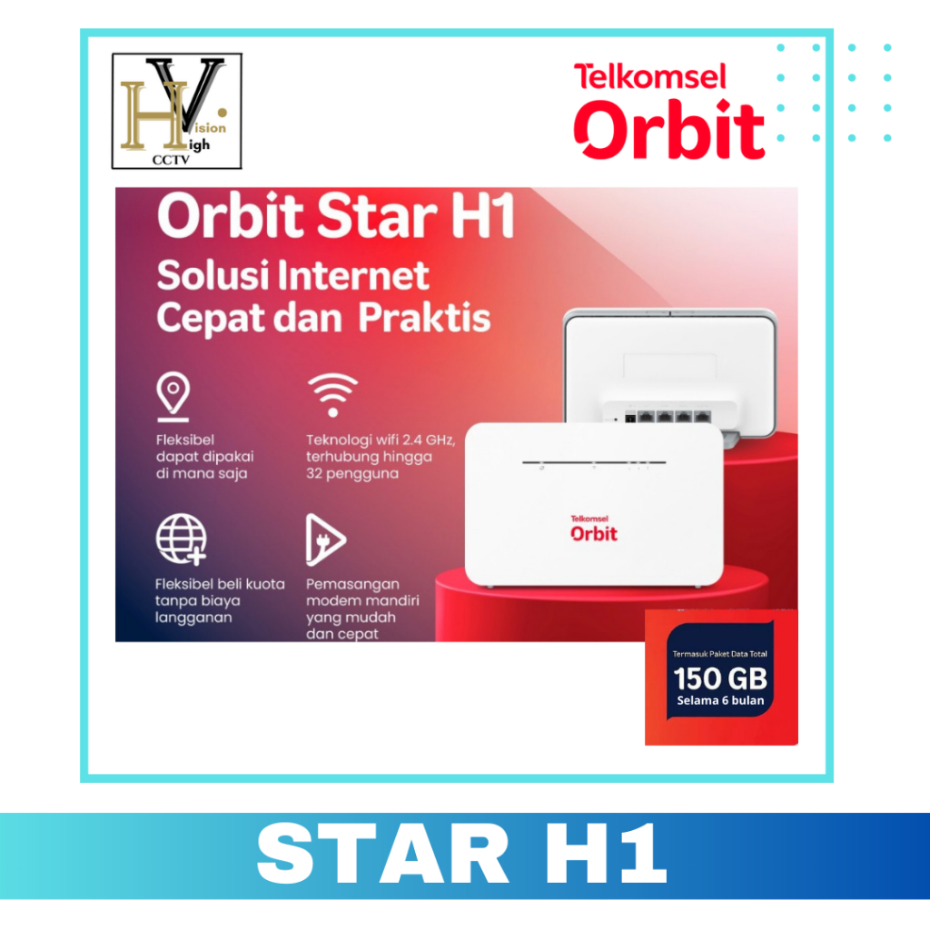 Jual modem orbit star h1 telkomsel | Shopee Indonesia